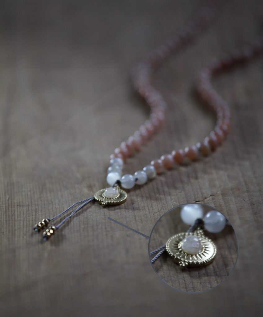 Sonnenstein Mala Kette Surya